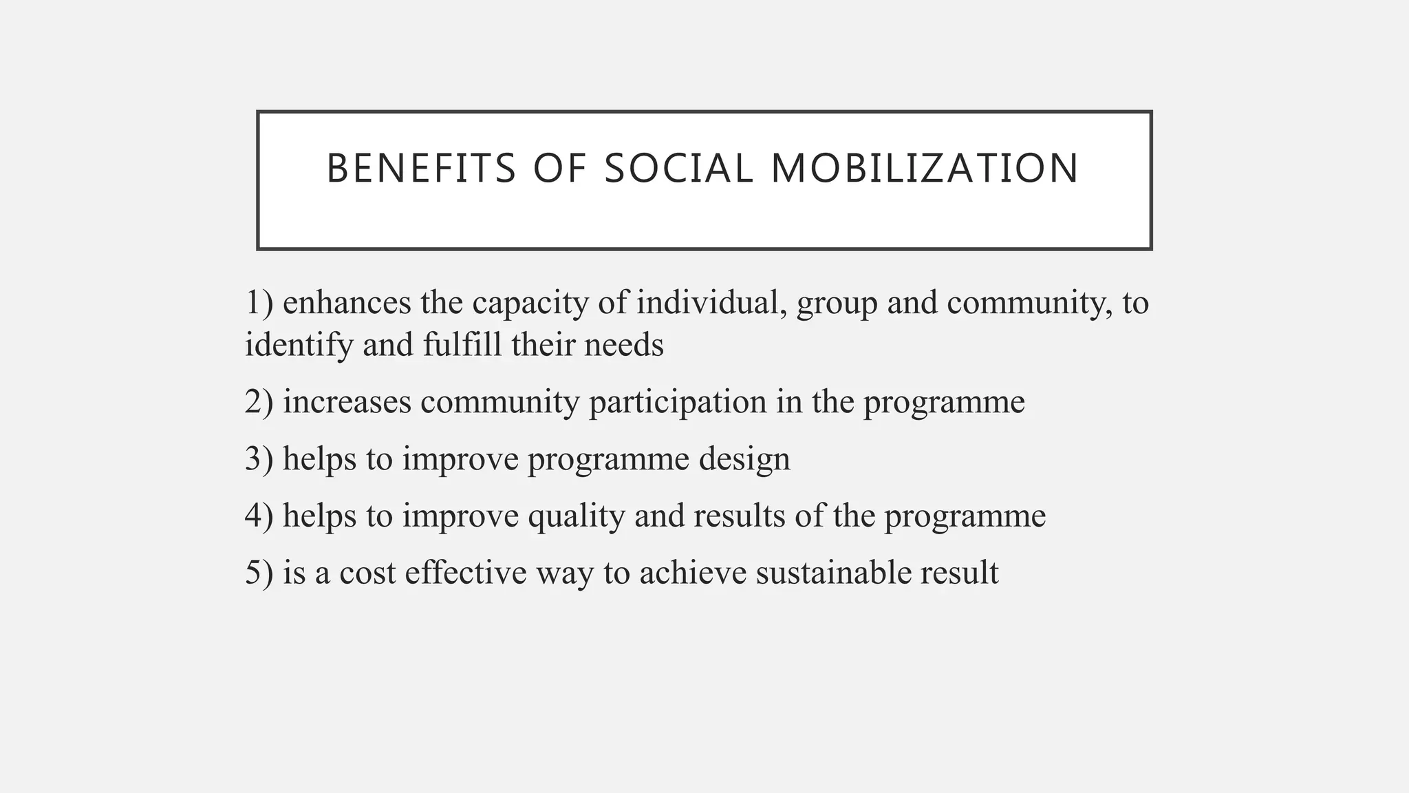 Social mobilization | PPTX