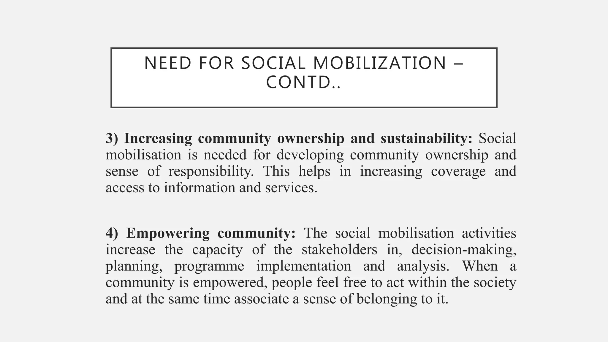 Social mobilization | PPTX