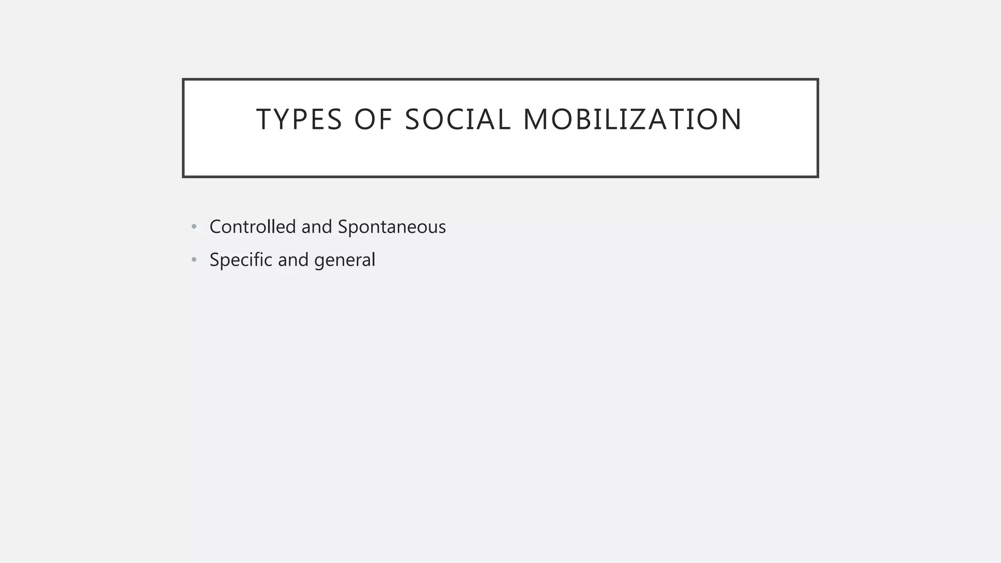 Social mobilization | PPTX