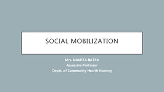 Social mobilization | PPTX