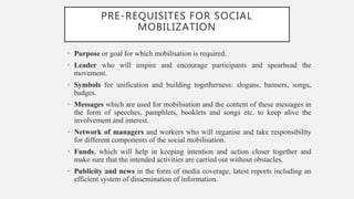 Social mobilization | PPTX