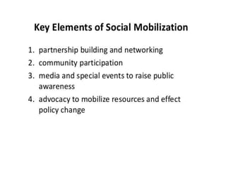 Social mobilization ii | PPT