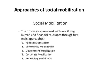 Social mobilization ii | PPT