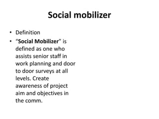 Social mobilization iii | PPTX