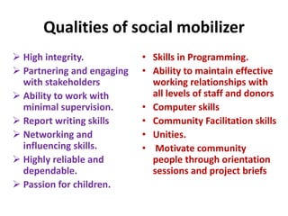 Social mobilization iii | PPTX