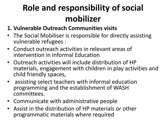 Social mobilization iii | PPT