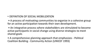 Social Mobilization presentation for empoyment of DACCAR.pptx