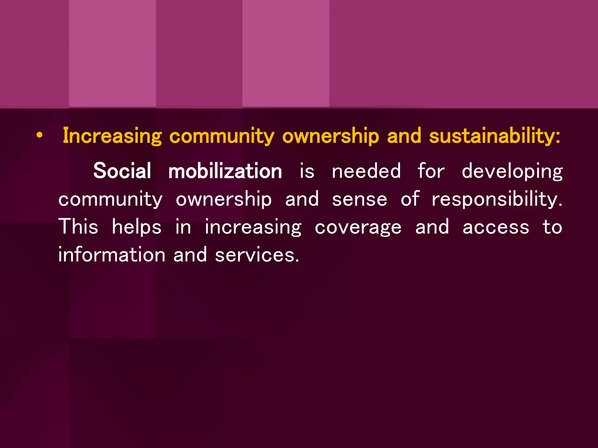 Social mobilization skills | PPTX