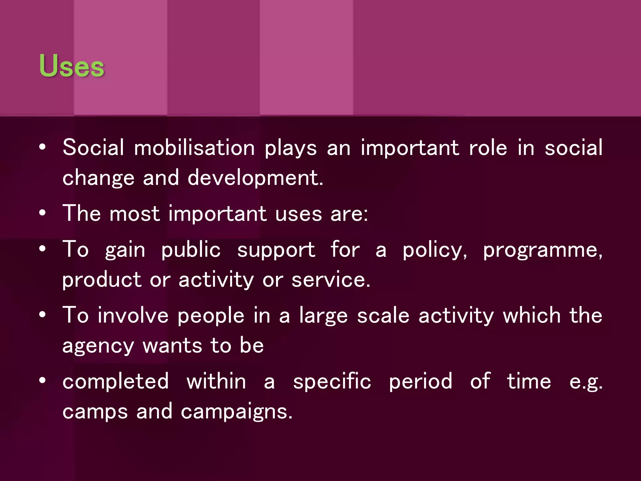 Social mobilization skills | PPTX