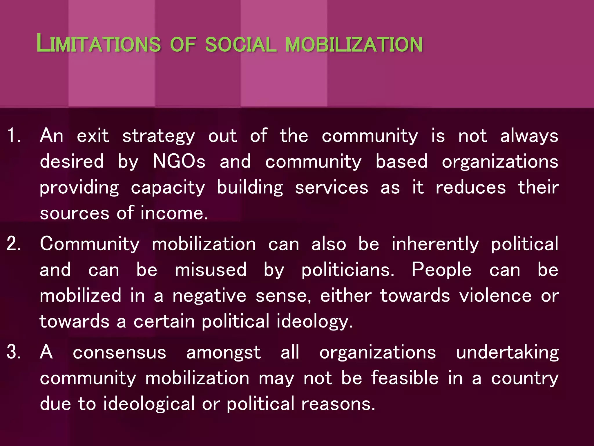 Social mobilization skills | PPTX