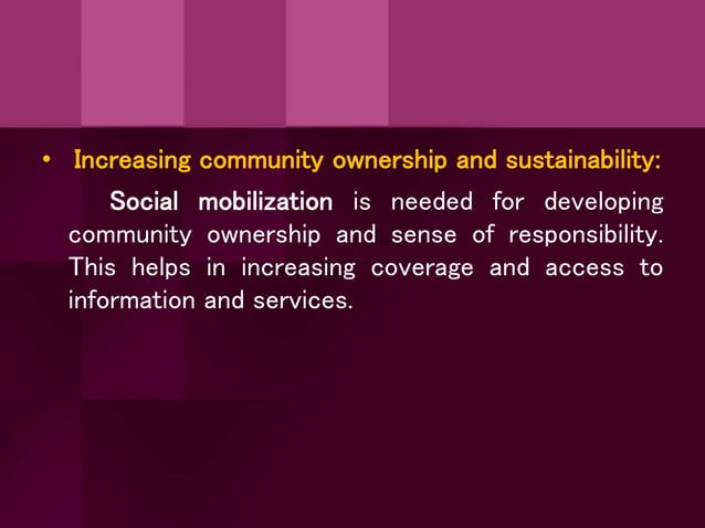 Social mobilization skills | PPTX