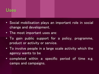 Social mobilization skills | PPTX
