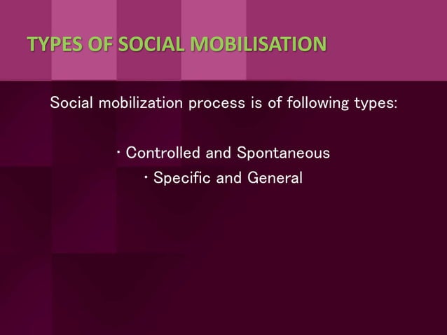 Social mobilization skills | PPTX