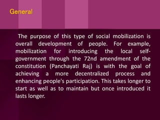 Social mobilization skills | PPTX