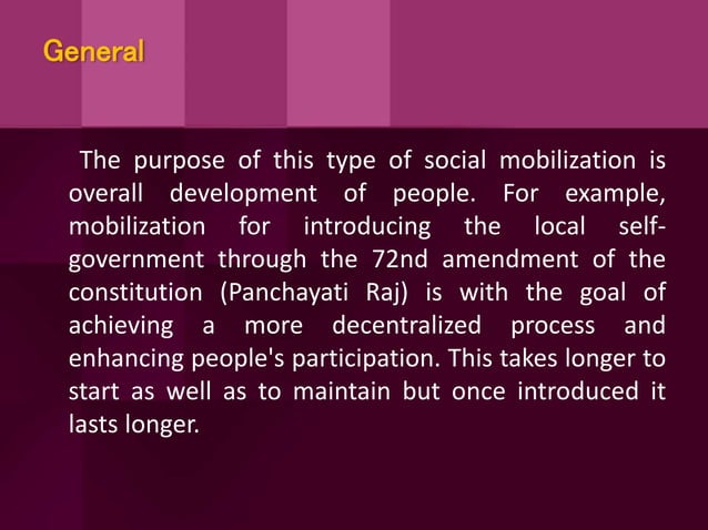 Social mobilization skills | PPTX