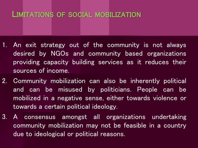 Social mobilization skills | PPTX