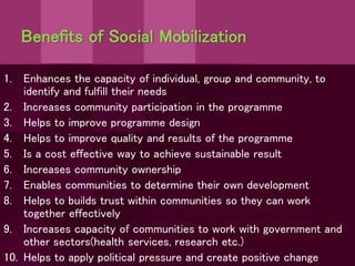 Social mobilization skills | PPTX