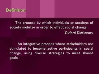 Social mobilization skills | PPT