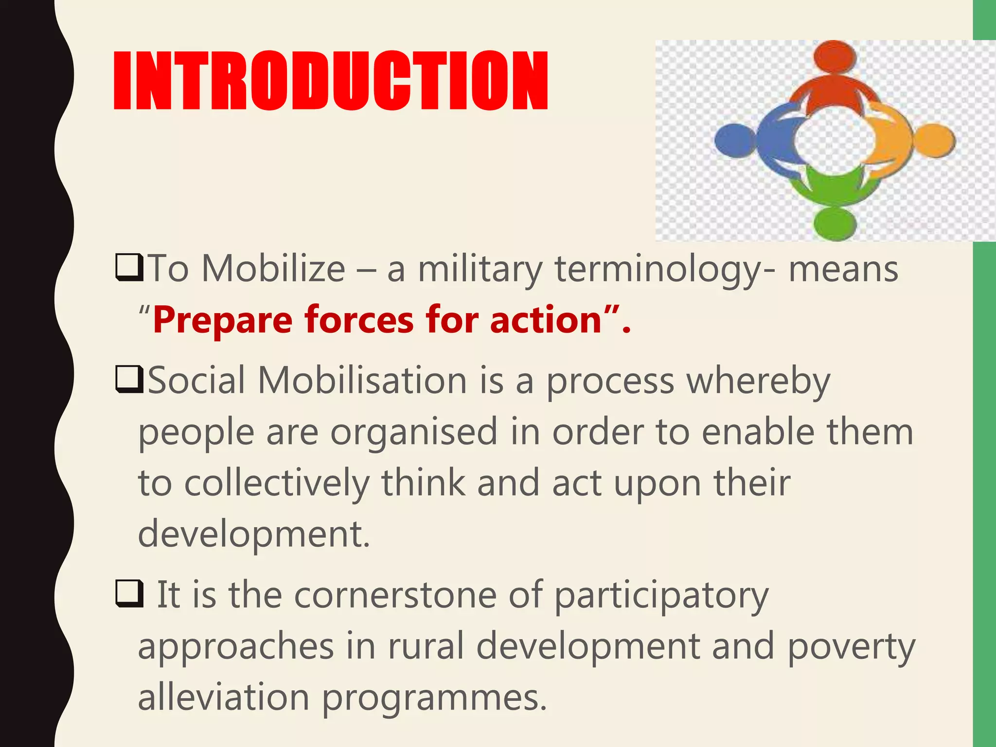 Social mobilization sklls | PPTX