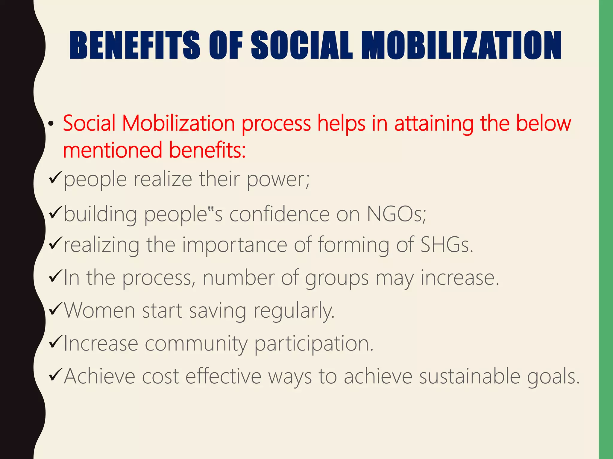 Social mobilization sklls | PPTX