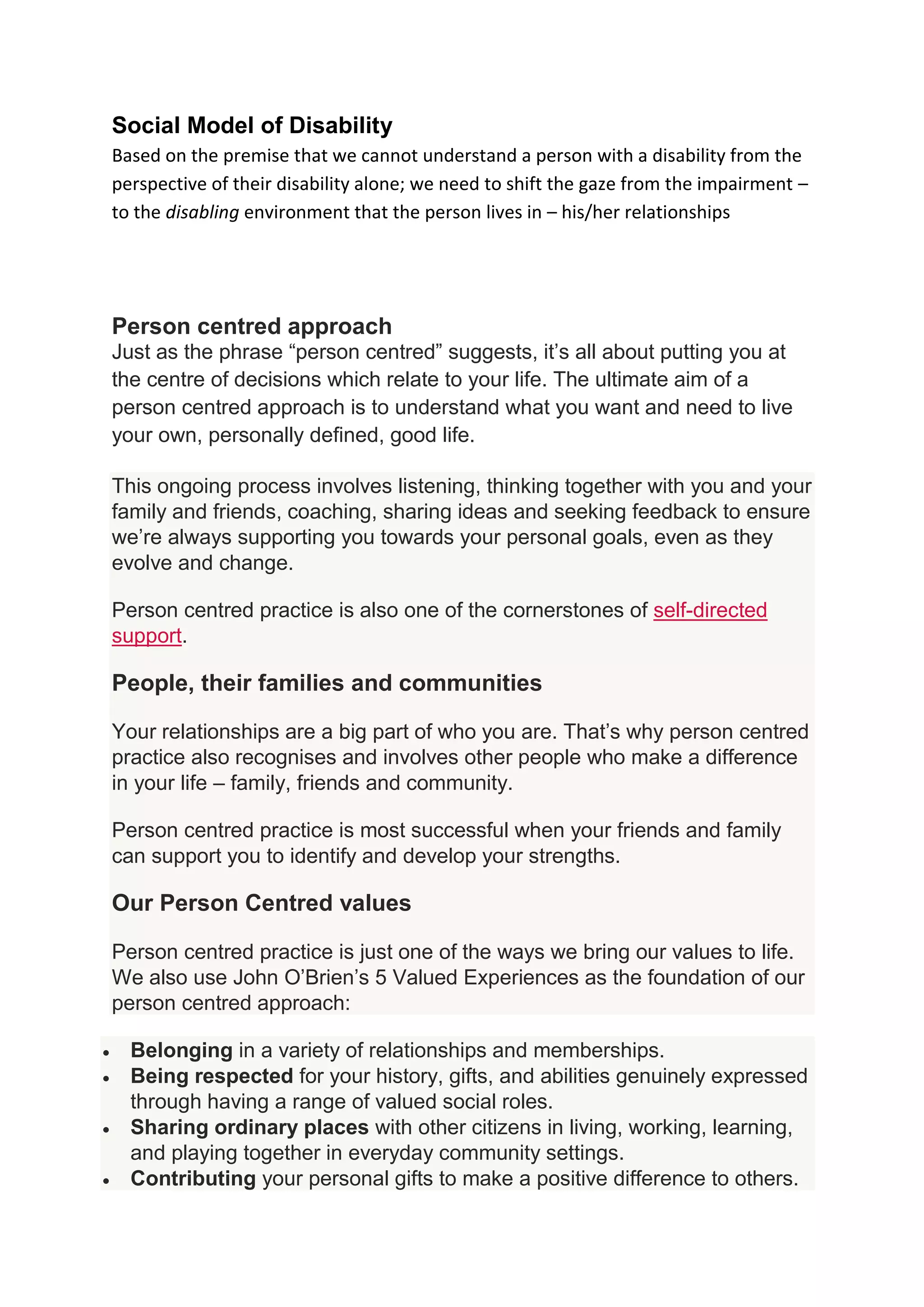 Social model of disability | DOCX