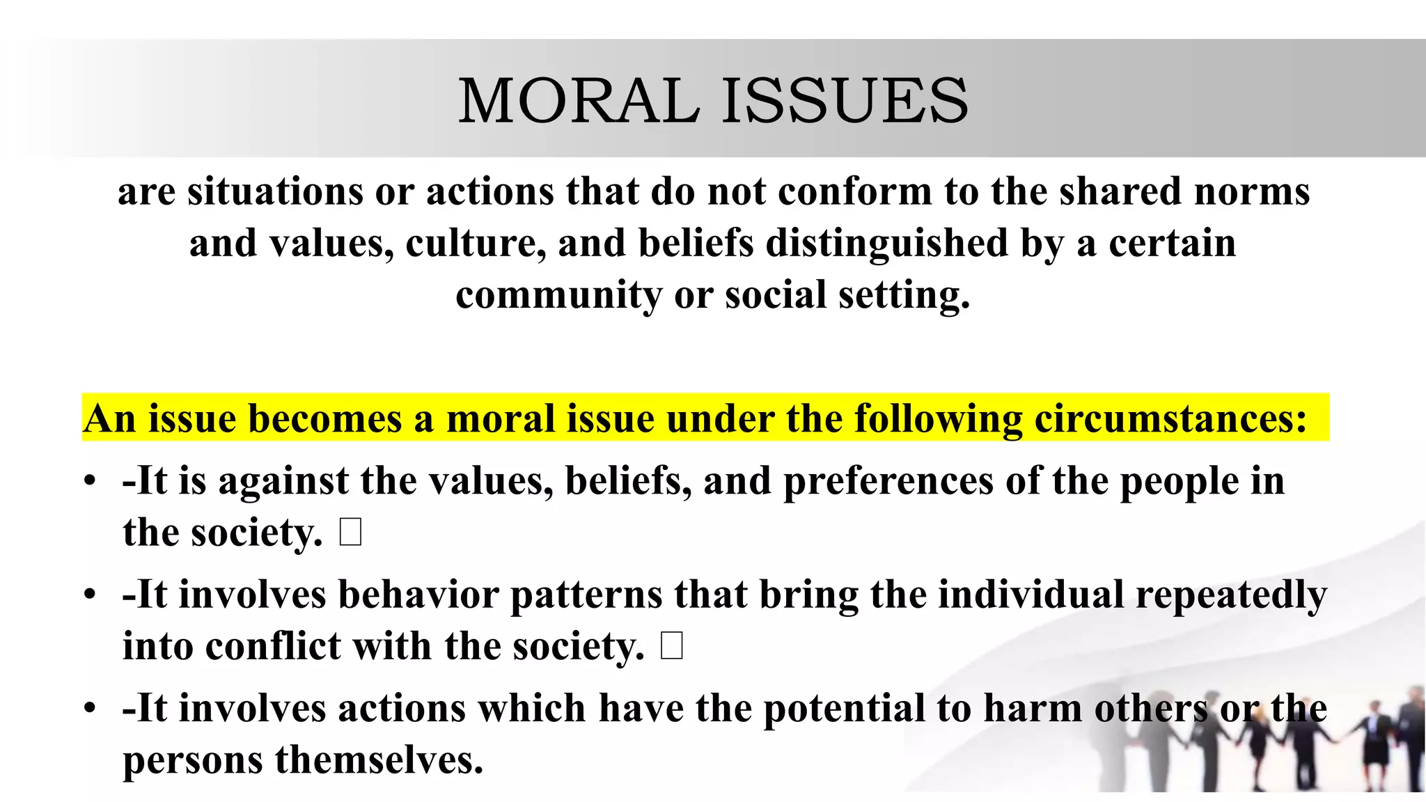 SOCIAL, MORAL, AND ECONOMIC ISSUES.pptx