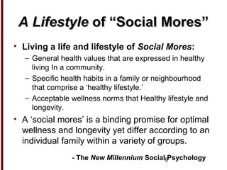 Social Mores - Definition - Sociology 101 | PPT | Wellness | Healthy Living