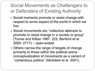 Social movement class slides | PPTX