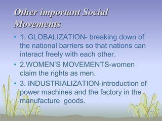 Social movements-sociology (PPT) | PPTX