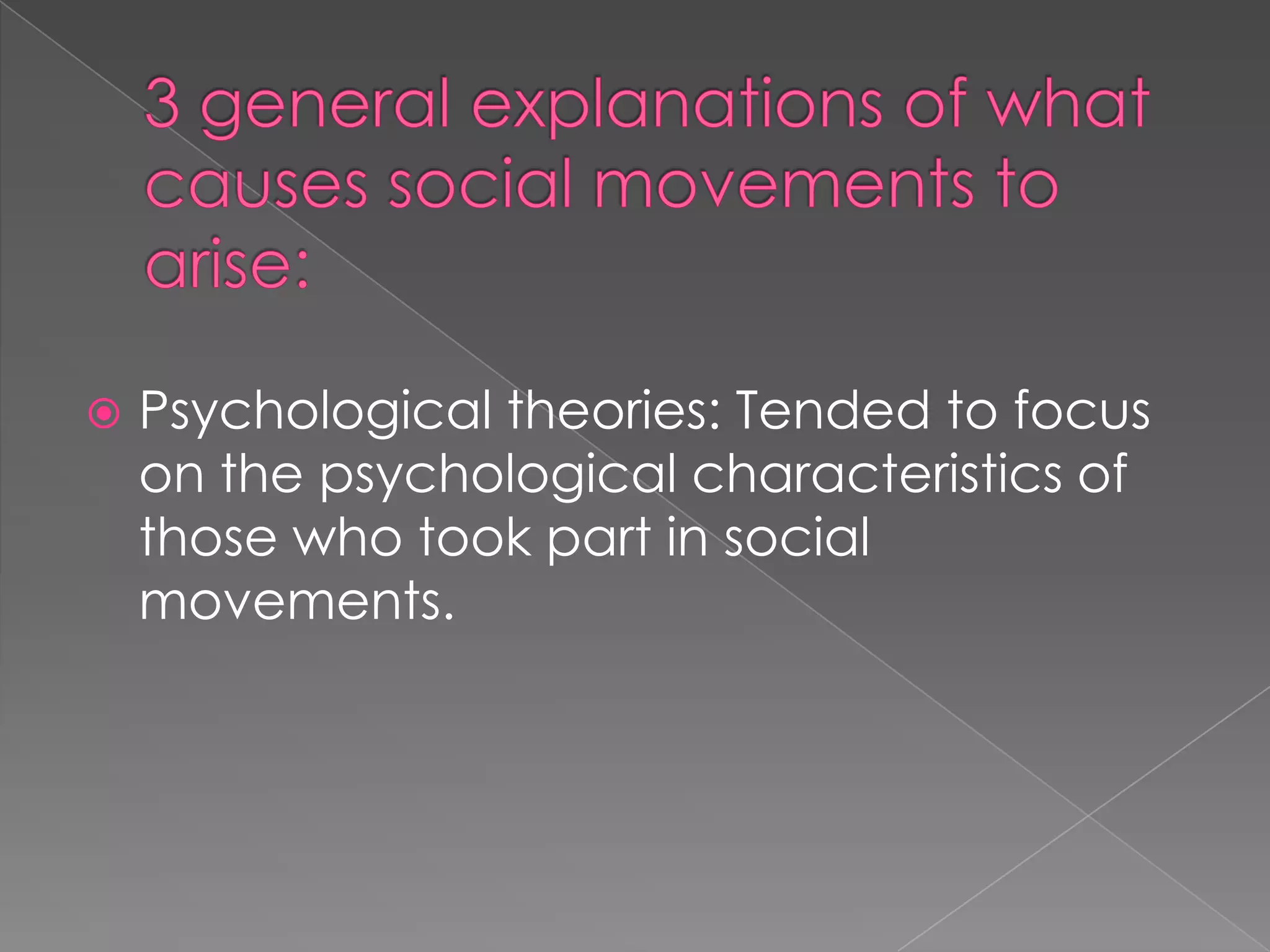 Social movements | PPTX | Civic affairs | Politics