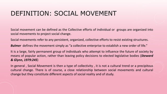 Social movements | PPTX