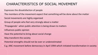 Social movements | PPTX