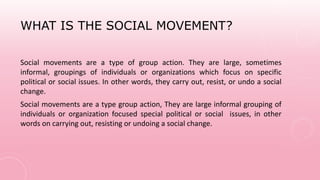 Social movements | PPT