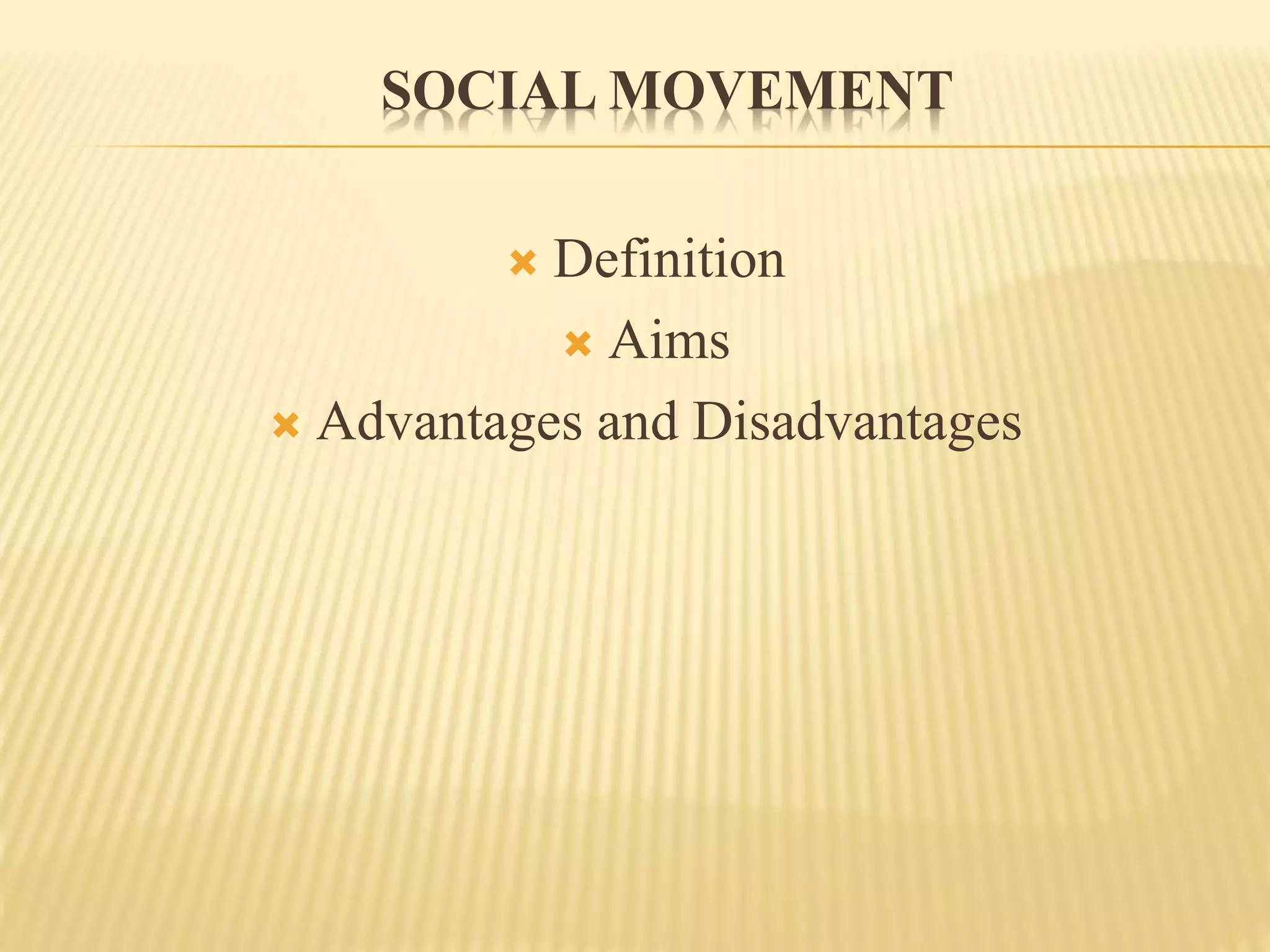 Social movements and contentious politics | PPTX