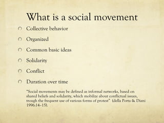 Social movements | PPT