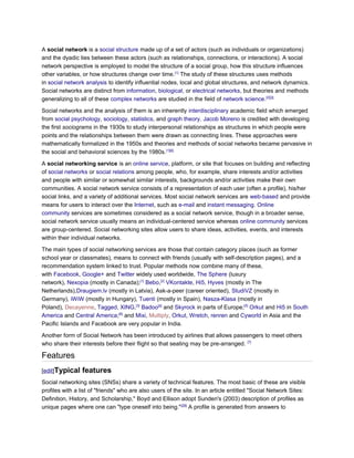 Social network | DOC | Social Networking | Internet