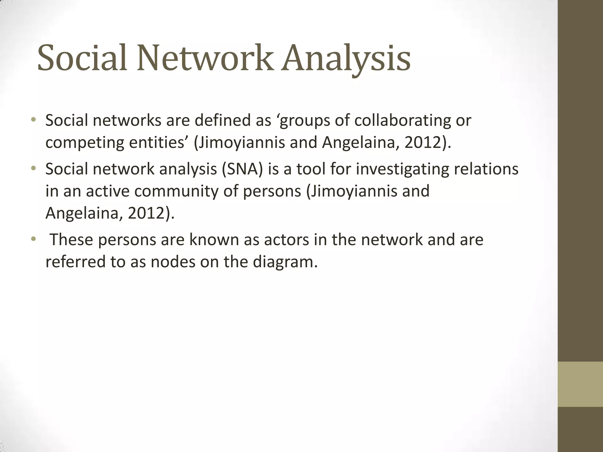 Social network analysis | PPTX