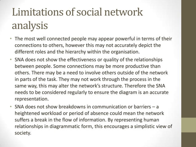 Social network analysis | PPTX