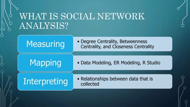 Social network analysis | PPTX