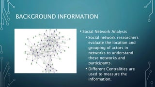 Social network analysis | PPTX