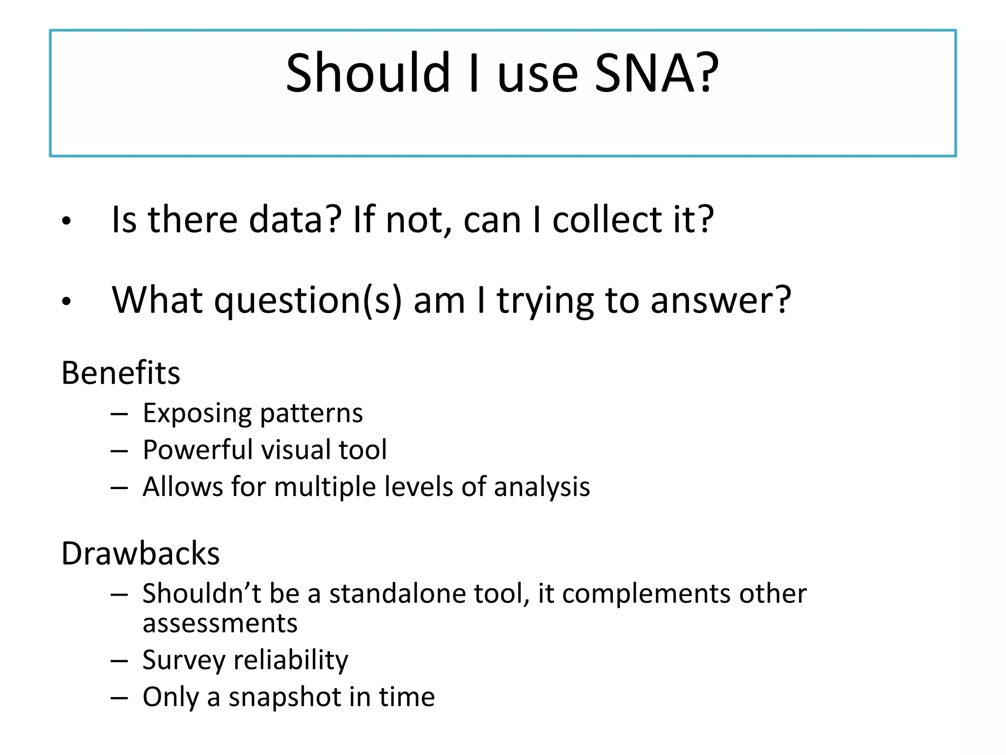 Social Network Analysis (SNA) | PDF