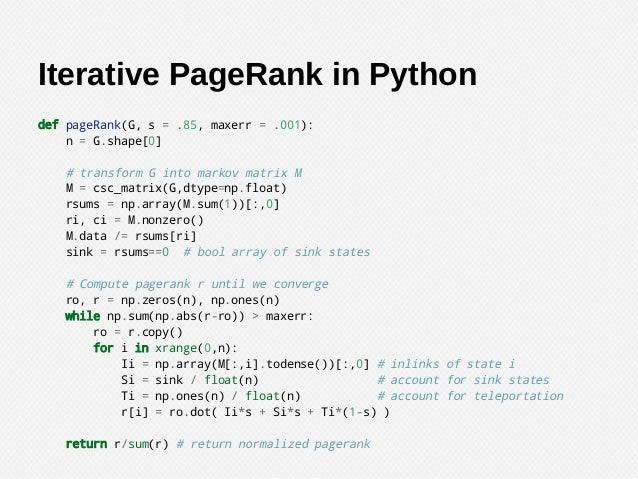 GitHub - tohidhaghighy/PageRank: Pagerank with taxation