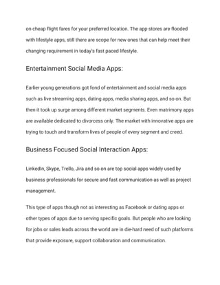 Guide Application for Social network. | PDF