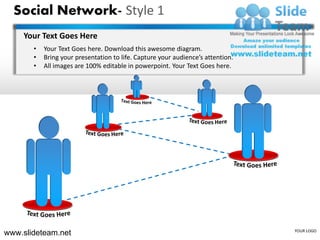 Social network design 1 powerpoint ppt templates. | PDF