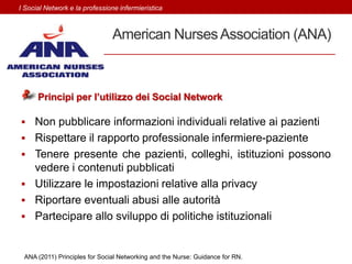 Social network e professione infermieristica: una narrative review | PPTX