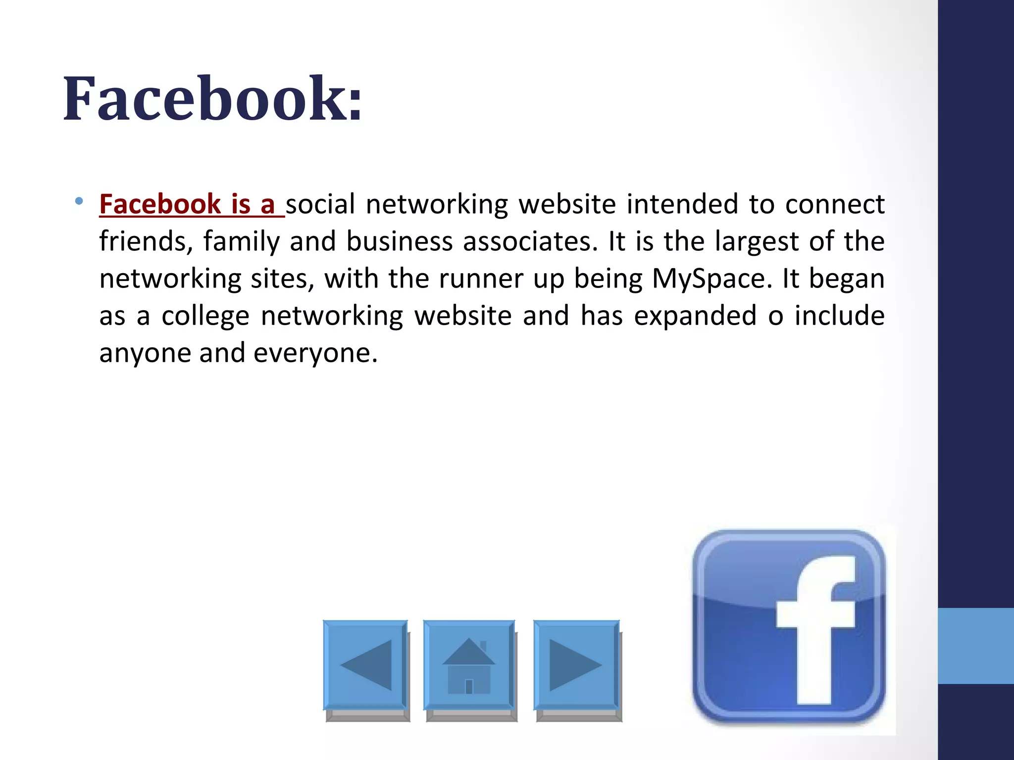 Social network facebook | PPT