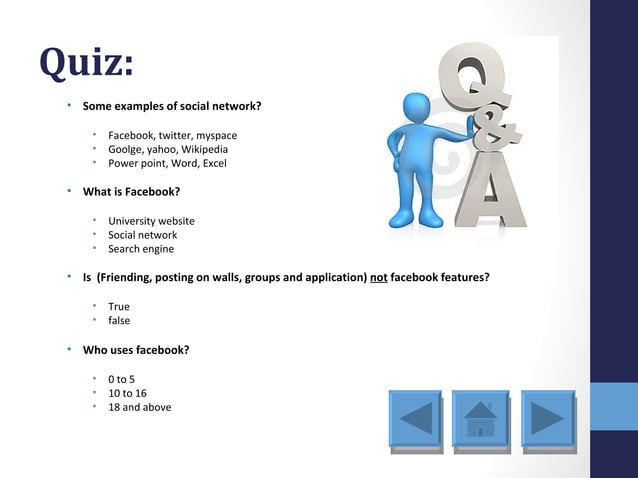 Social network facebook | PPT
