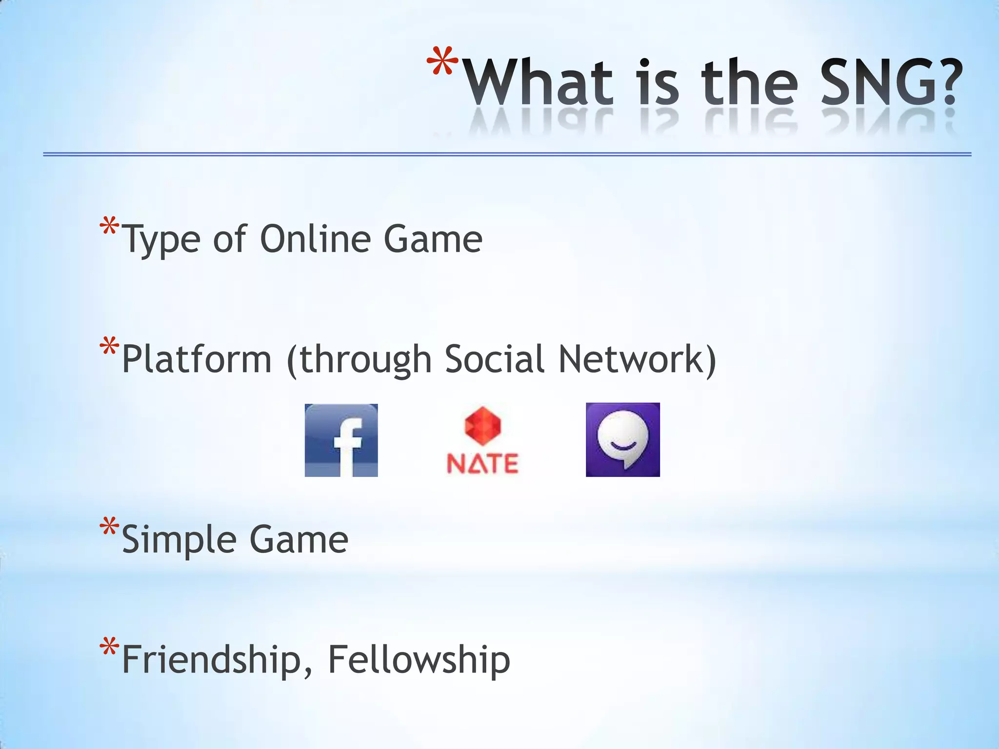Social network game | PPTX