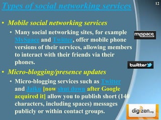Social networking | PPTX