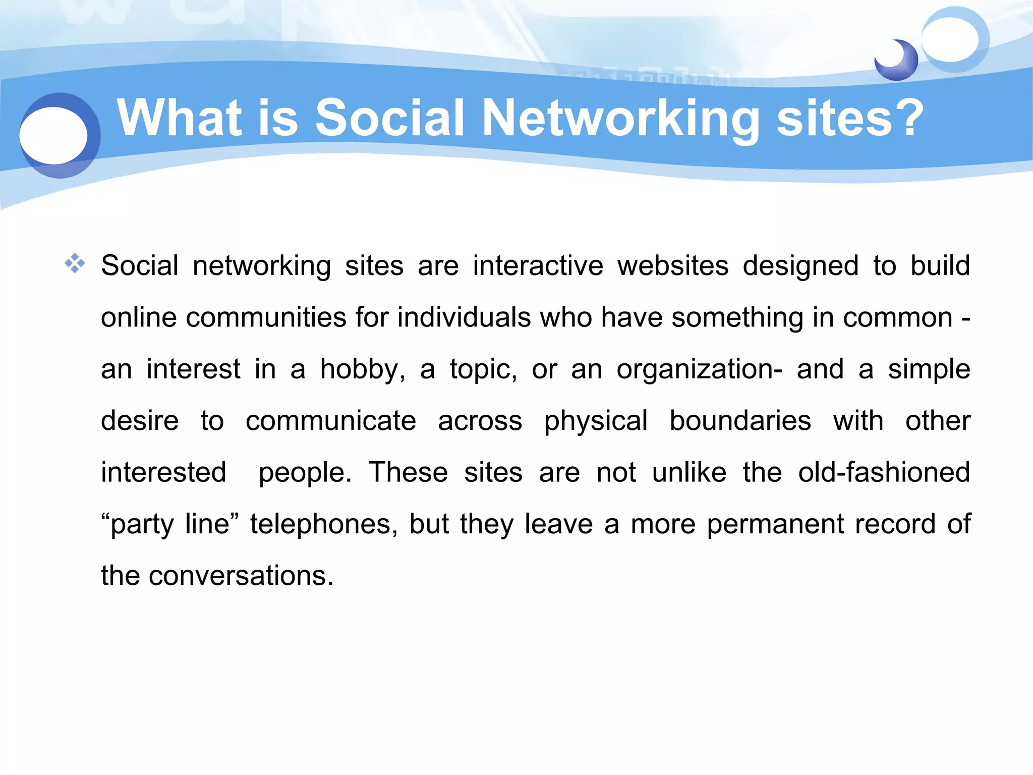 Social networking | PPT